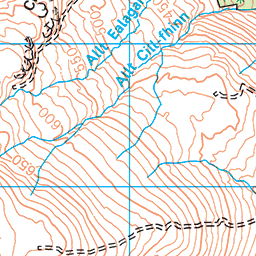 Loch Freuchie circuit, Amulree - Route Map