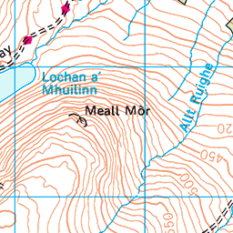 Loch Freuchie circuit, Amulree - Route Map