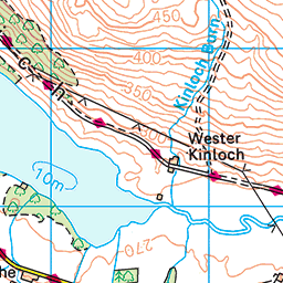 Loch Freuchie circuit, Amulree - Route Map