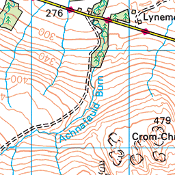 Loch Freuchie circuit, Amulree - Route Map