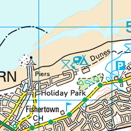 River Nairn circuit, Nairn - Route Map