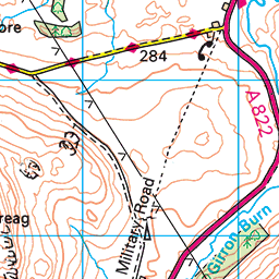 Loch Freuchie circuit, Amulree - Route Map