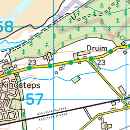 River Nairn circuit, Nairn - Route Map