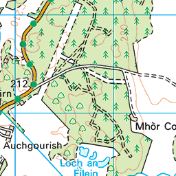 Loch Garten and Garten woods - Route Map