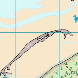 Culbin Forest and the Gut, near Forres - Route Map