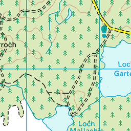 Loch Garten and Garten woods - Route Map