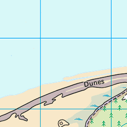 Culbin Forest and the Gut, near Forres - Route Map