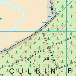 Culbin Forest and the Gut, near Forres - Route Map