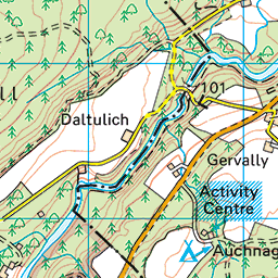 Divie Gorge circuit, from Logie Steading - Route Map
