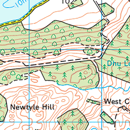 Inver Walk and Pine Cone Point, Dunkeld - Route Map