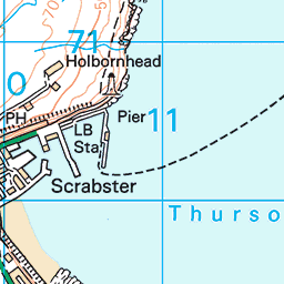 Thurso and Scrabster, Thurso - Route Map