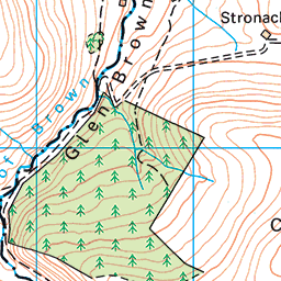 Tomintoul Country Walk - Route Map