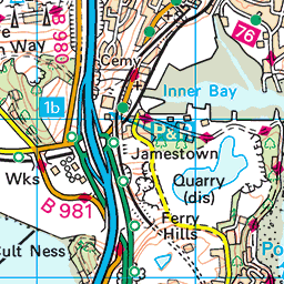 The Forth Bridges, Queensferry - Route Map