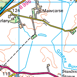 West Lomond via the Bunnet Stane - Route Map