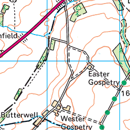 West Lomond via the Bunnet Stane - Route Map