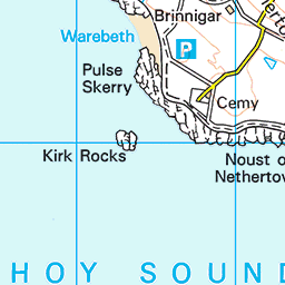 Stromness and Warbeth, Mainland - Route Map
