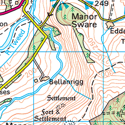Glentress circuit from Peebles - Route Map