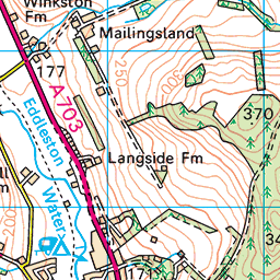 Glentress circuit from Peebles - Route Map