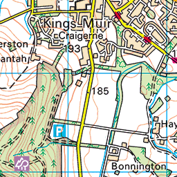 Glentress circuit from Peebles - Route Map