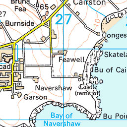 Stromness and Warbeth, Mainland - Route Map