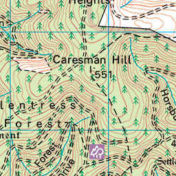 Glentress circuit from Peebles - Route Map