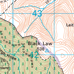Glentress circuit from Peebles - Route Map