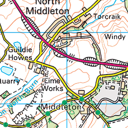 Gorebridge and Temple circuit - Route Map