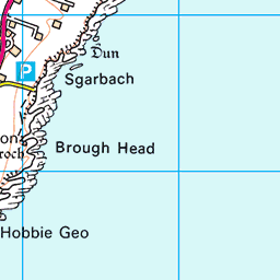 Keiss Castle and Nybster Broch, Nybster - Route Map