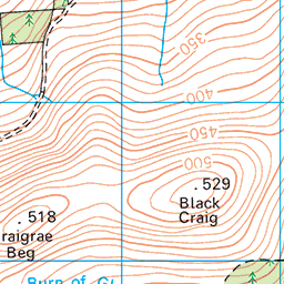 Glen Tanar pinewood, near Aboyne - Route Map