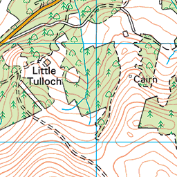 Glen Tanar pinewood, near Aboyne - Route Map