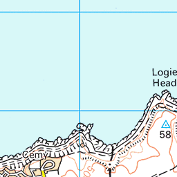 Cullen Bay and Portknockie circuit - Route Map