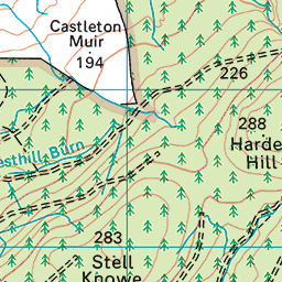 Woolhope circuit, Newcastleton - Route Map