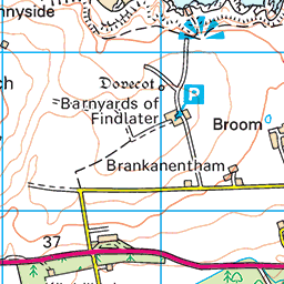 Cullen Bay and Portknockie circuit - Route Map