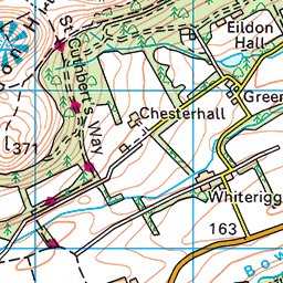 Dryburgh Abbey and the Tweed, St Boswells - Route Map
