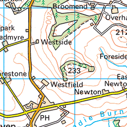 Bennachie: Oxen Craig and Mither Tap - Route Map