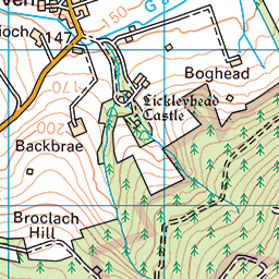 Bennachie: Oxen Craig and Mither Tap - Route Map
