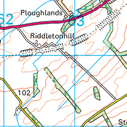 Dryburgh Abbey and the Tweed, St Boswells - Route Map
