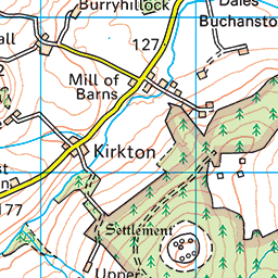 Bennachie: Oxen Craig and Mither Tap - Route Map