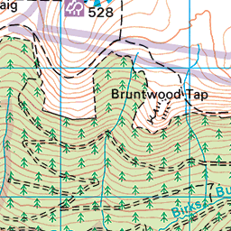 Bennachie: Oxen Craig and Mither Tap - Route Map