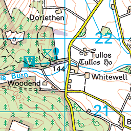 Bennachie: Oxen Craig and Mither Tap - Route Map