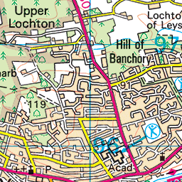 Crathes Castle and the River Dee from Banchory - Route Map