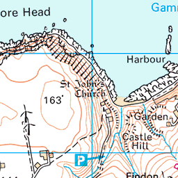 Five Farms and Troup Head from Crovie - Route Map