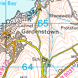 Five Farms and Troup Head from Crovie - Route Map