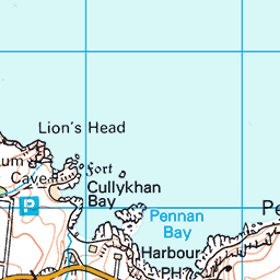 Pennan to Aberdour Bay - Route Map