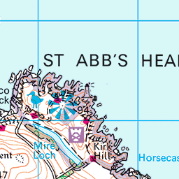 St Abb's Head, St Abbs - Route Map