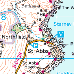 St Abbs to Eyemouth - Route Map