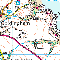 St Abbs to Eyemouth - Route Map