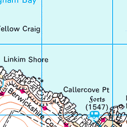 St Abbs to Eyemouth - Route Map