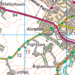 St Abbs to Eyemouth - Route Map