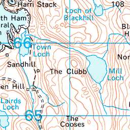 Muckle Roe and the Hams - Route Map